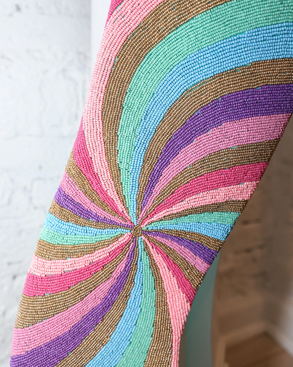 Swirl Stocking Candyland with Gold – Island to East Side