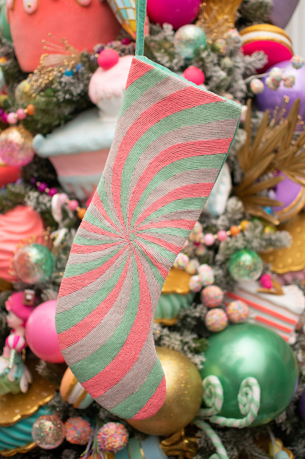 Candyland Swirl Stocking – Island to East Side